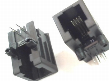 RJ9 / RJ10 PCB connector